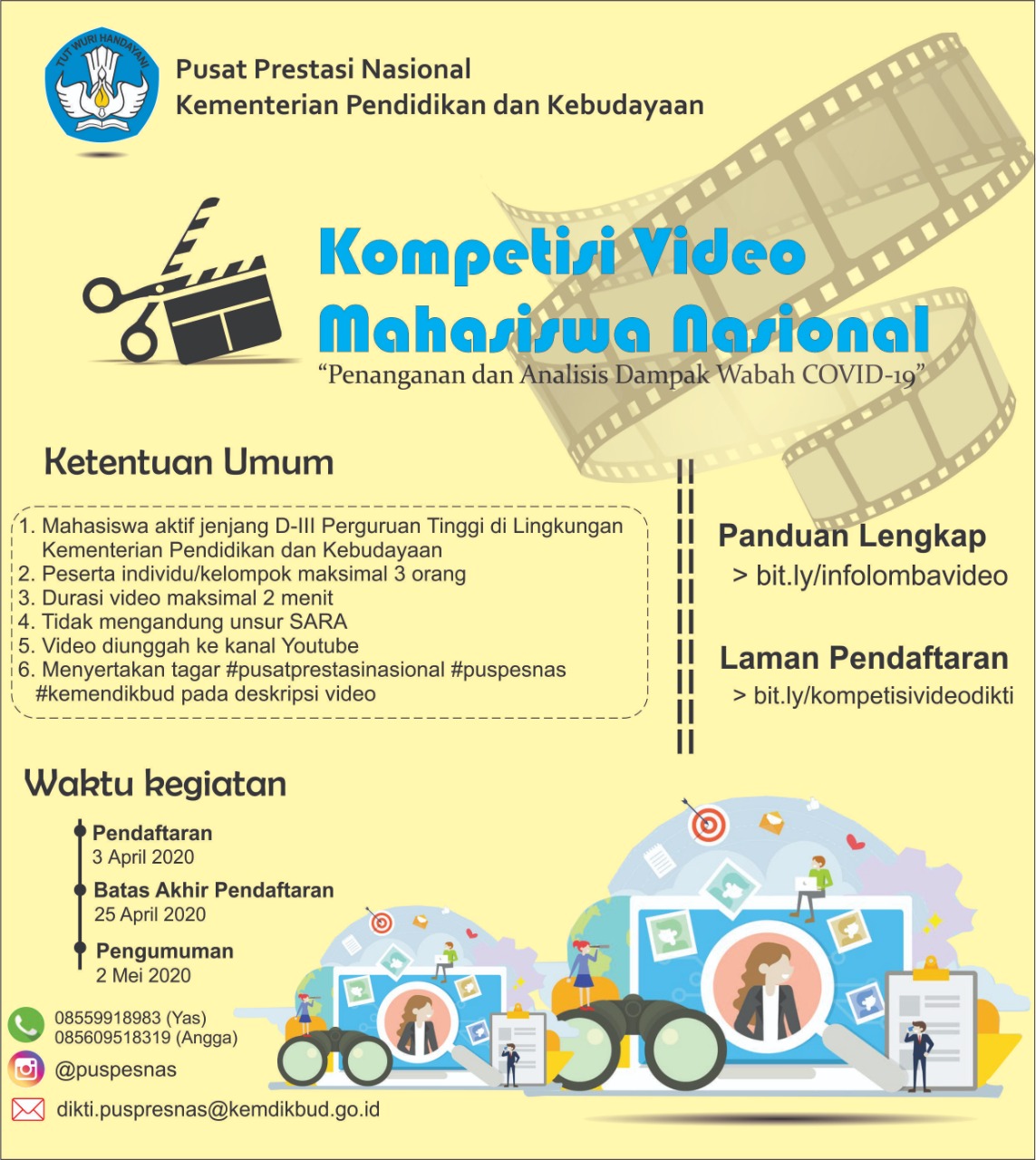 Kompetisi Poster, Opini Dan Video Mahasiswa Nasional – unpatti